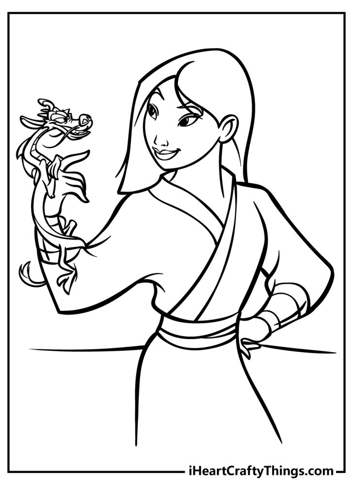 Mulan Coloring Pages (20 Free Printables)
