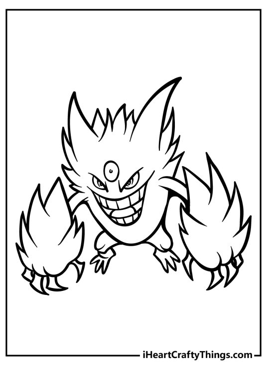Mega Pokemon Coloring Pages (100% Free Printables)