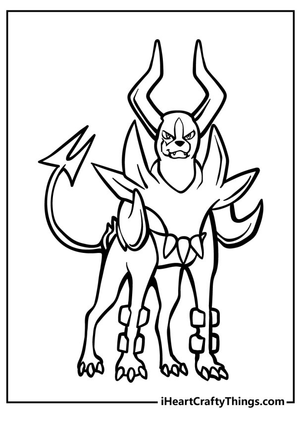 Mega Pokemon Coloring Pages (100% Free Printables)