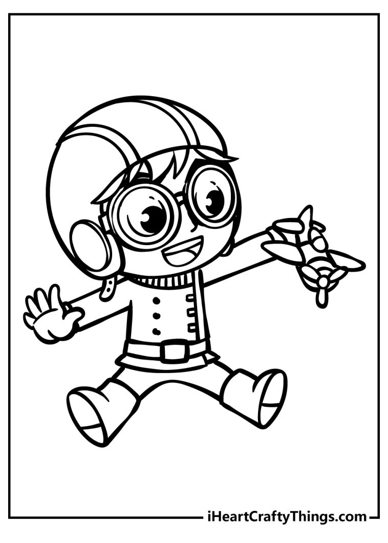 Ryan's World Coloring Pages (100% Free Printables)