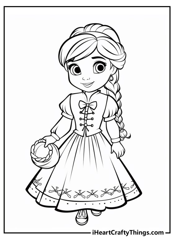 20 Anna Coloring Pages (100% Free Printables)