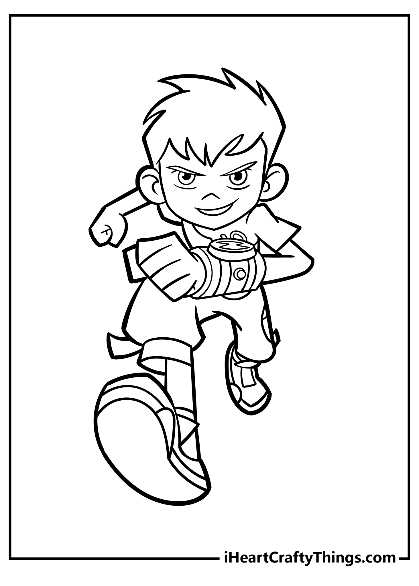 Ben 10 Coloring Pages (20 Free Printables)