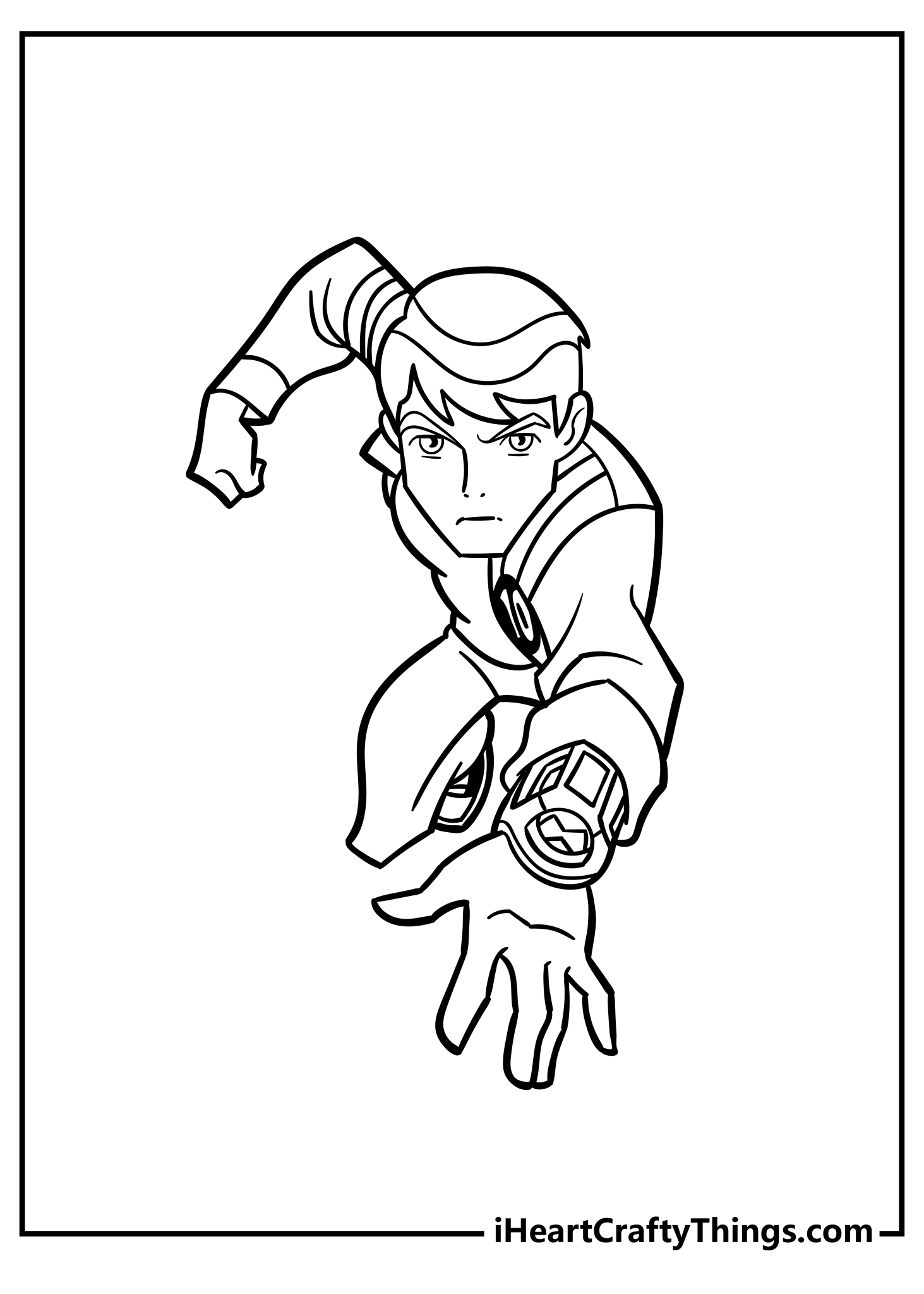 Ben 10 Coloring Pages (20 Free Printables)