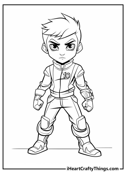 Ben 10 Coloring Pages (20 Free Printables)