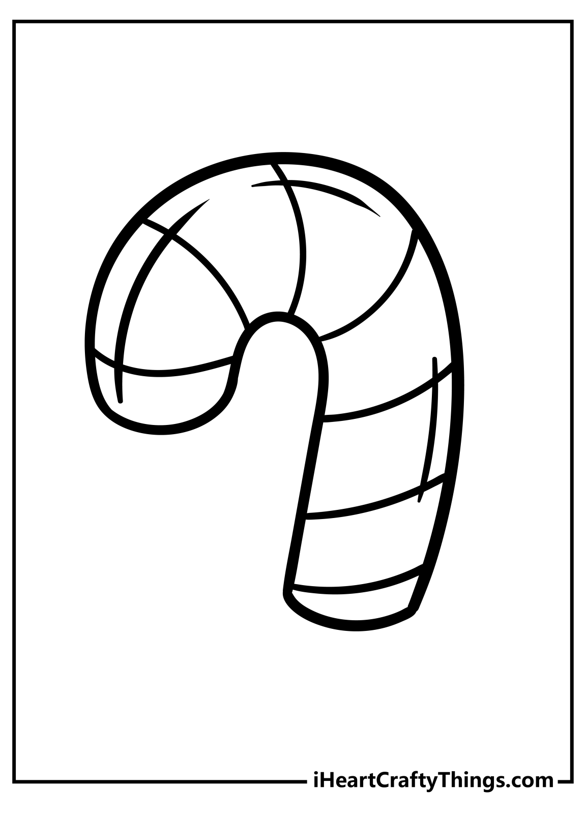 30 Candy Cane Coloring Pages (100% Free Printables)