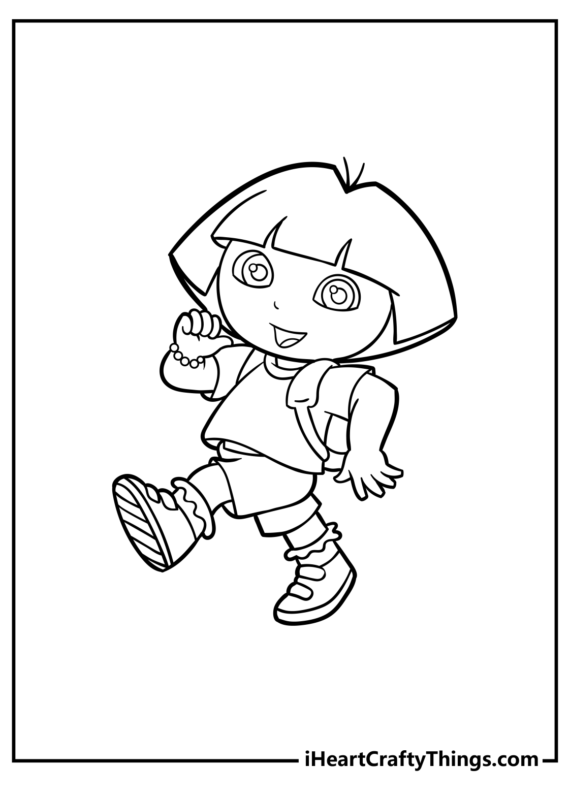 40 Dora The Explorer Coloring Pages (100% Free Printables)