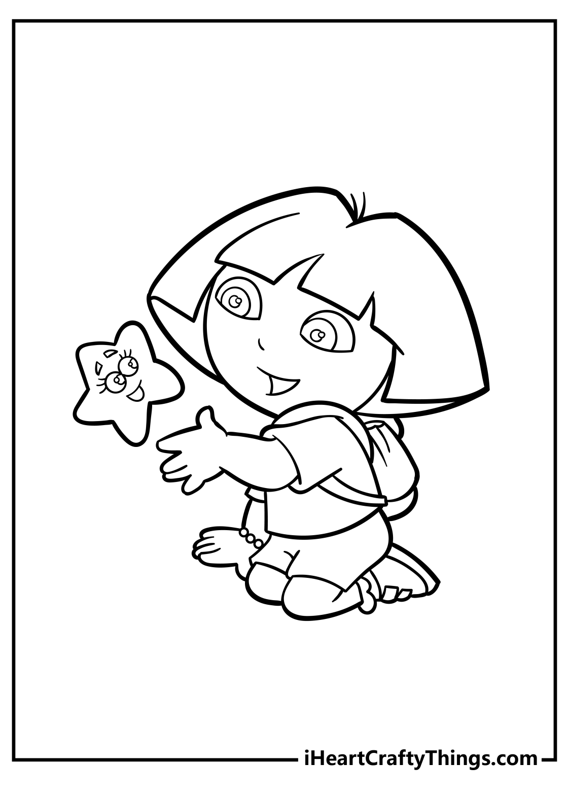 40 Dora The Explorer Coloring Pages (100% Free Printables)