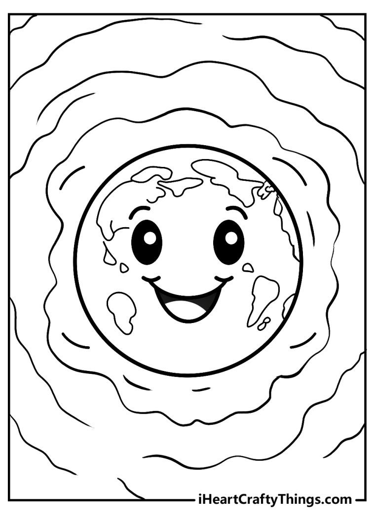 Earth Coloring Pages (20 Free Printables)