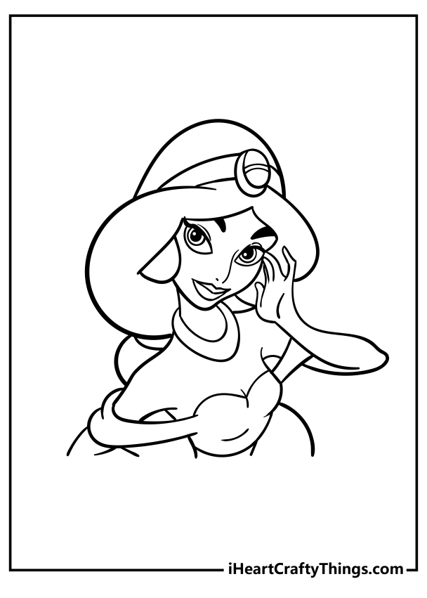Jasmine Coloring Pages (100% Free Printables)