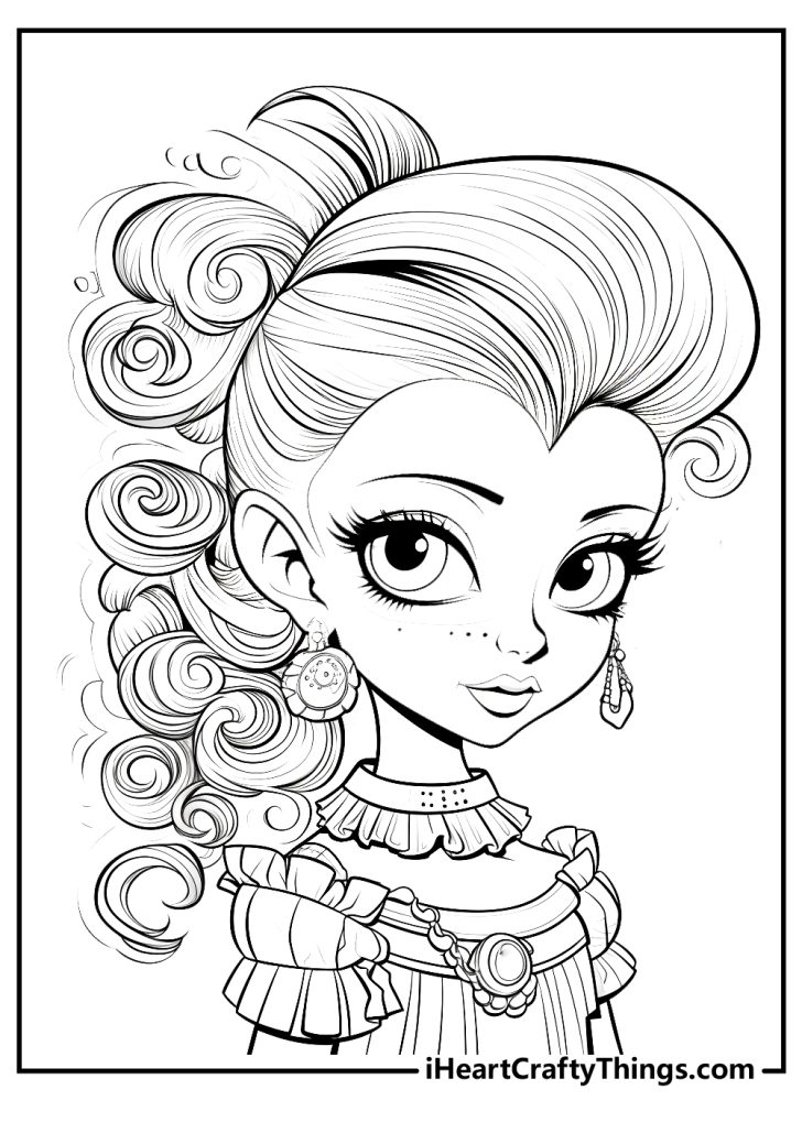 Monster High Coloring Pages (100% Free Printables)