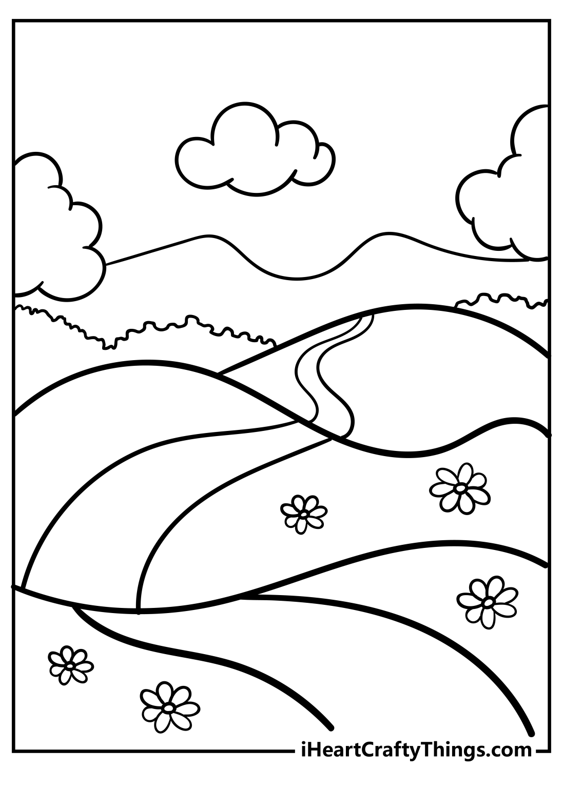 Nature Coloring Pages (100% Free Printables)