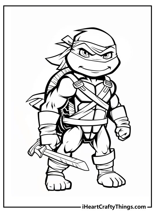 35 Ninja Turtles Coloring Pages (100% Free Printables)