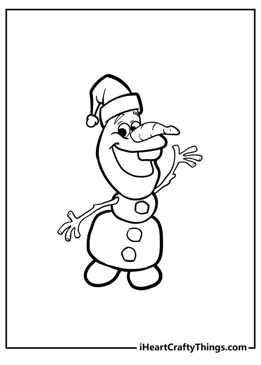 20 Olaf Coloring Pages (100% Free Printable PDF For Kids)