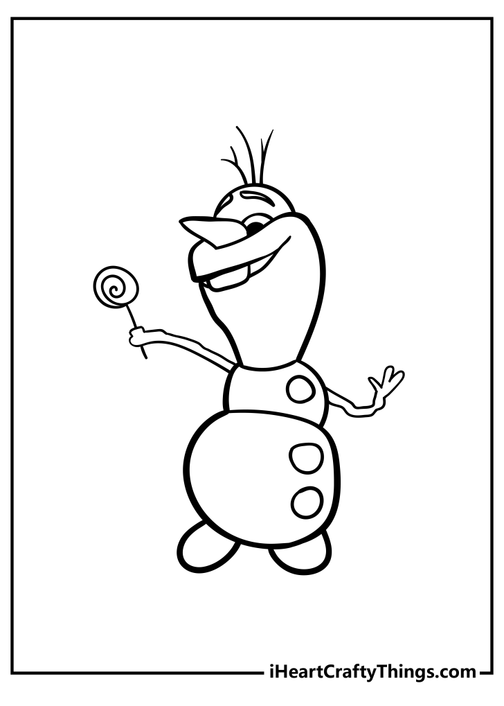 20 Olaf Coloring Pages (100% Free Printable PDF For Kids)