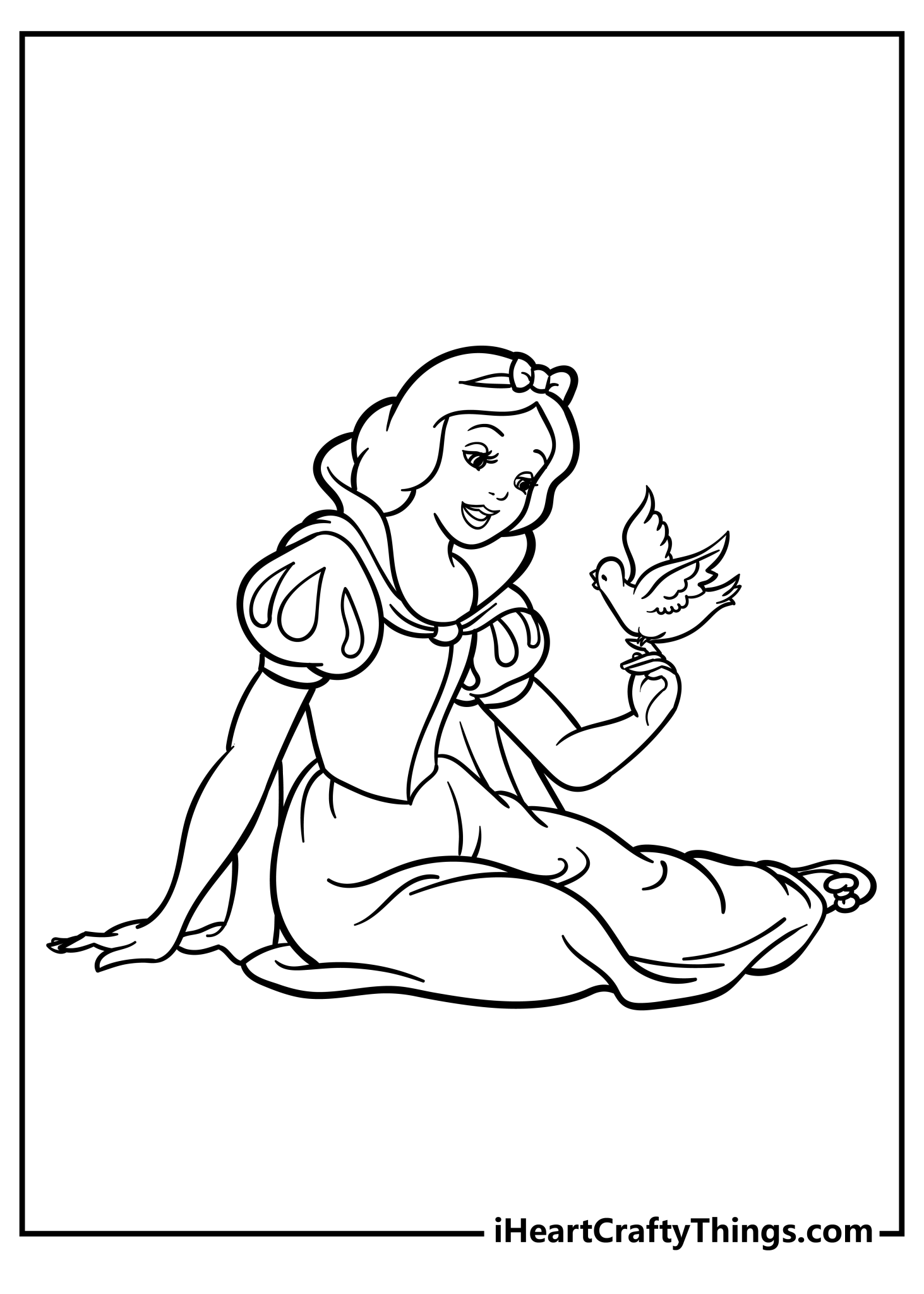 48 Snow White Coloring Pages (100% Free PDF Printables)