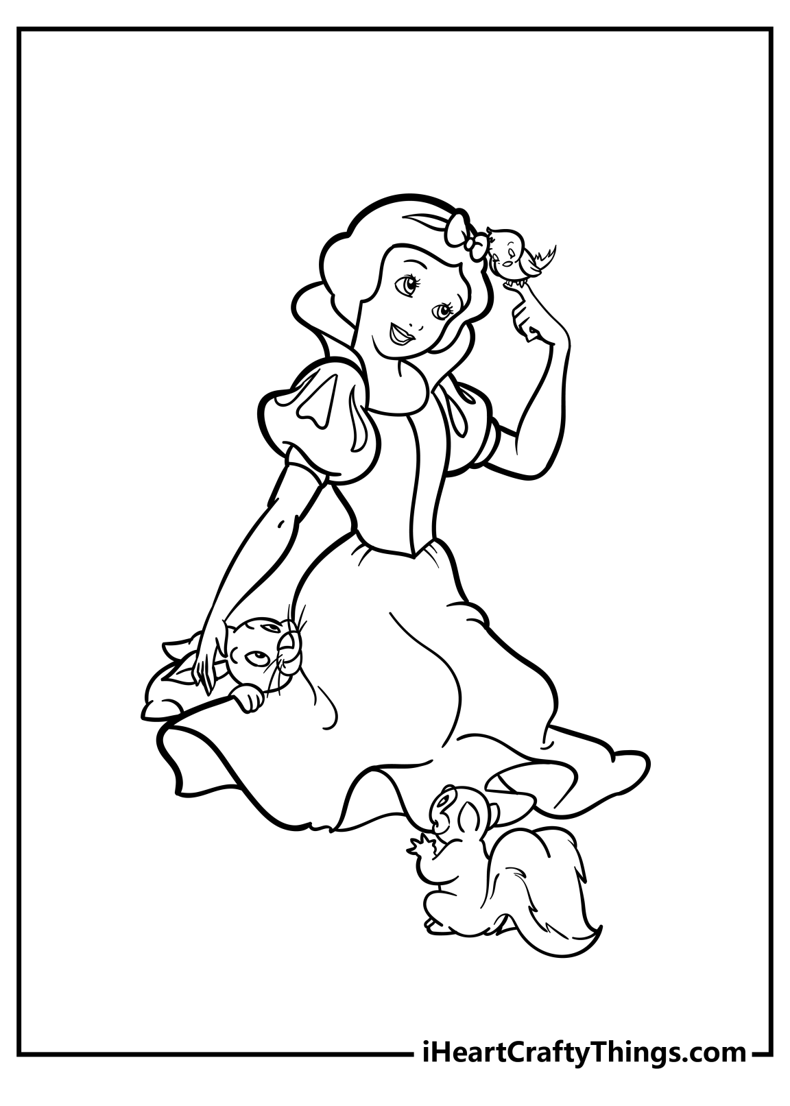 48 Snow White Coloring Pages (100% Free PDF Printables)