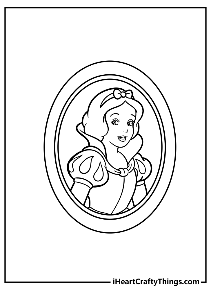 Snow White Coloring Pages (100% Free Printables)