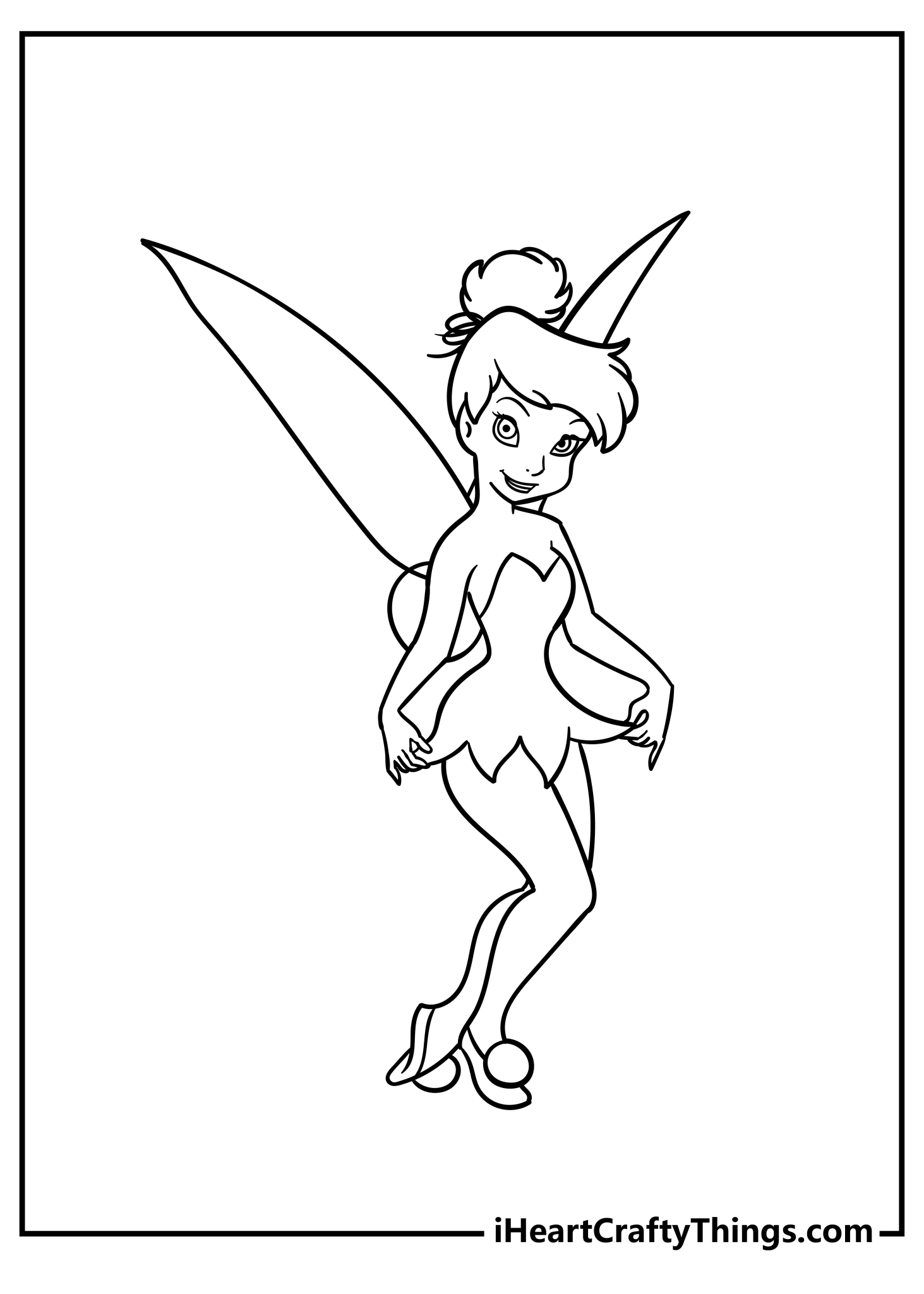 Tinkerbell Coloring Pages (20 Free Printables)
