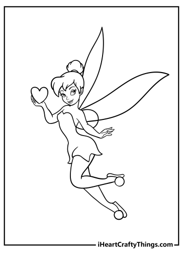 Tinkerbell Coloring Pages (100% Free Printables)