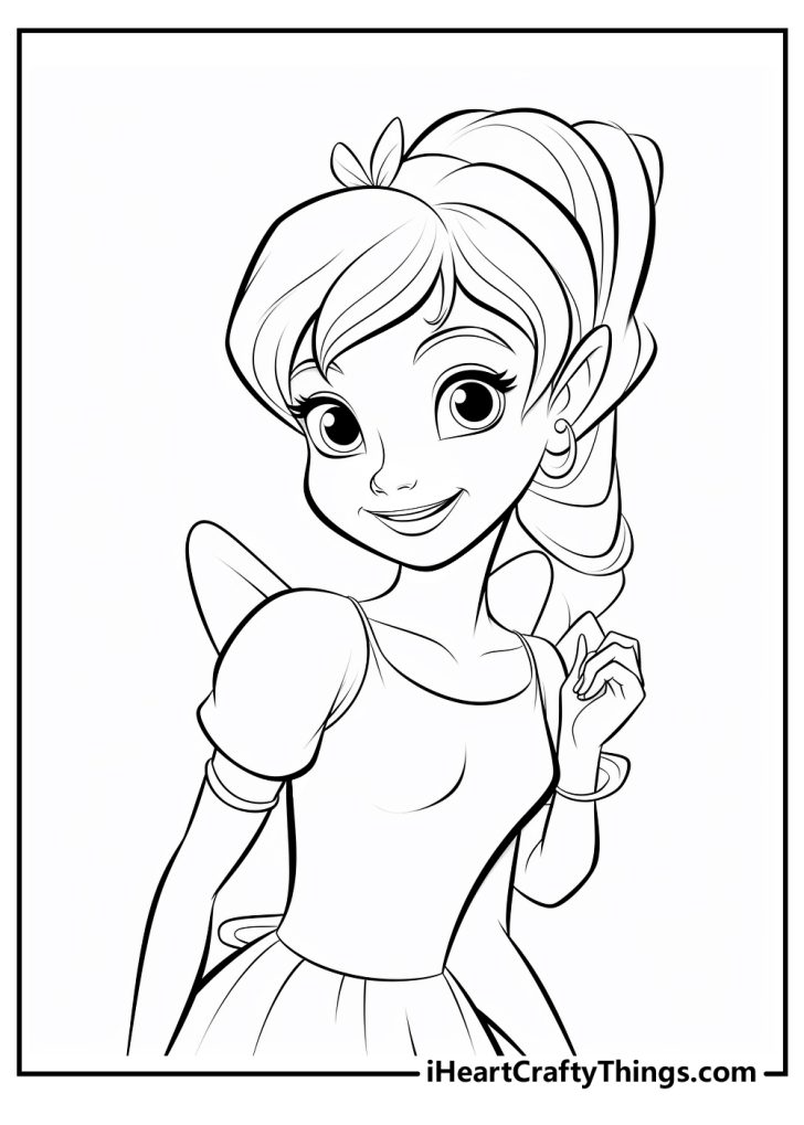 Tinkerbell Coloring Pages (20 Free Printables)