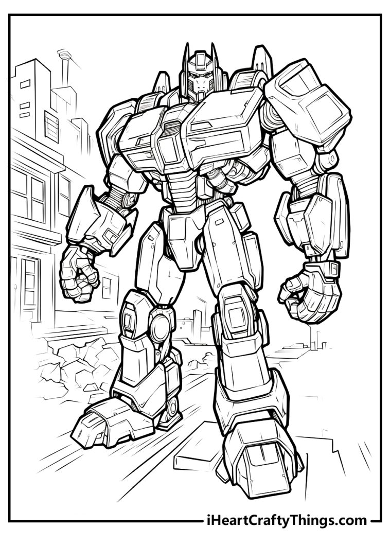 Transformers Coloring Pages (100% Free Printables)