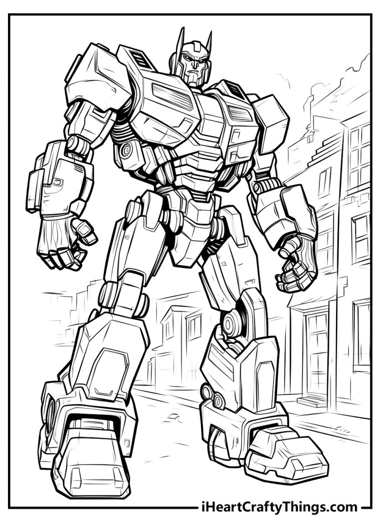 Transformers Coloring Pages (100% Free Printables)
