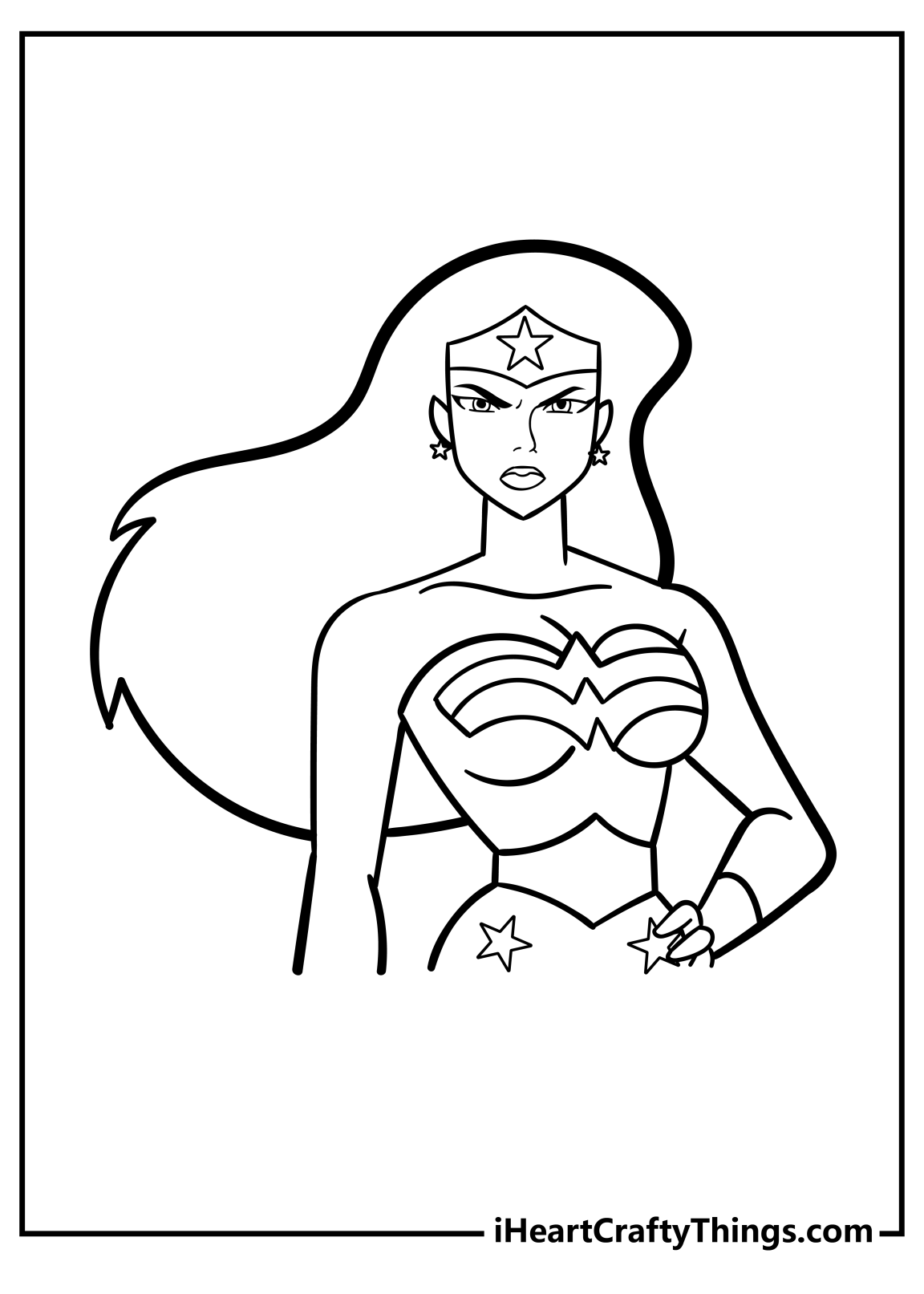 20 Wonder Woman Coloring Pages (Free Cute PDF Printables)