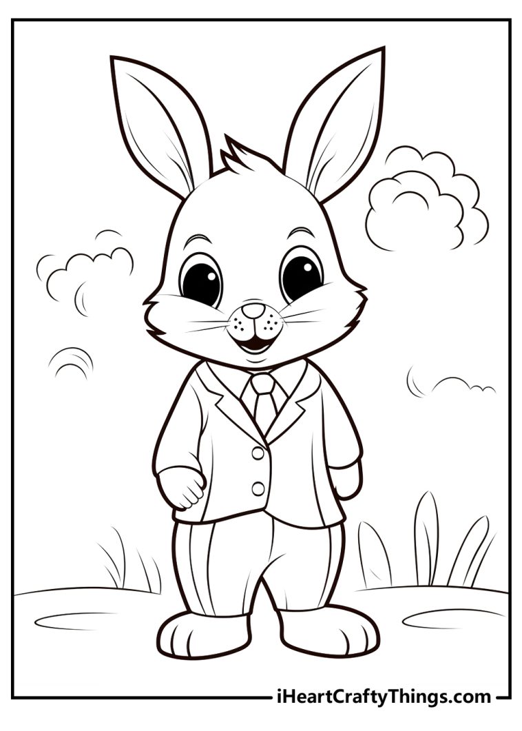 Peter Rabbit Coloring Pages (100% Free Printables)