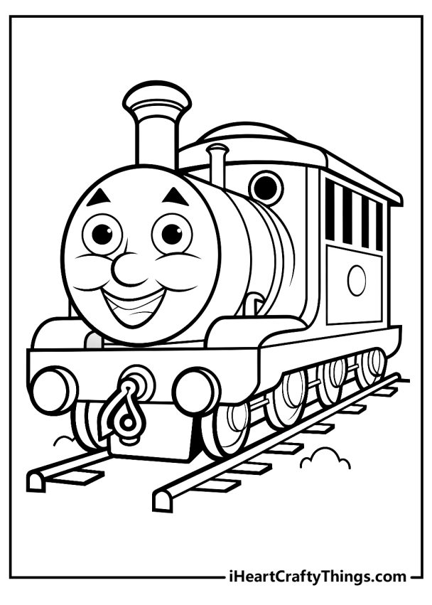 25 Thomas & Friends Coloring Pages (Free Printable PDFs)