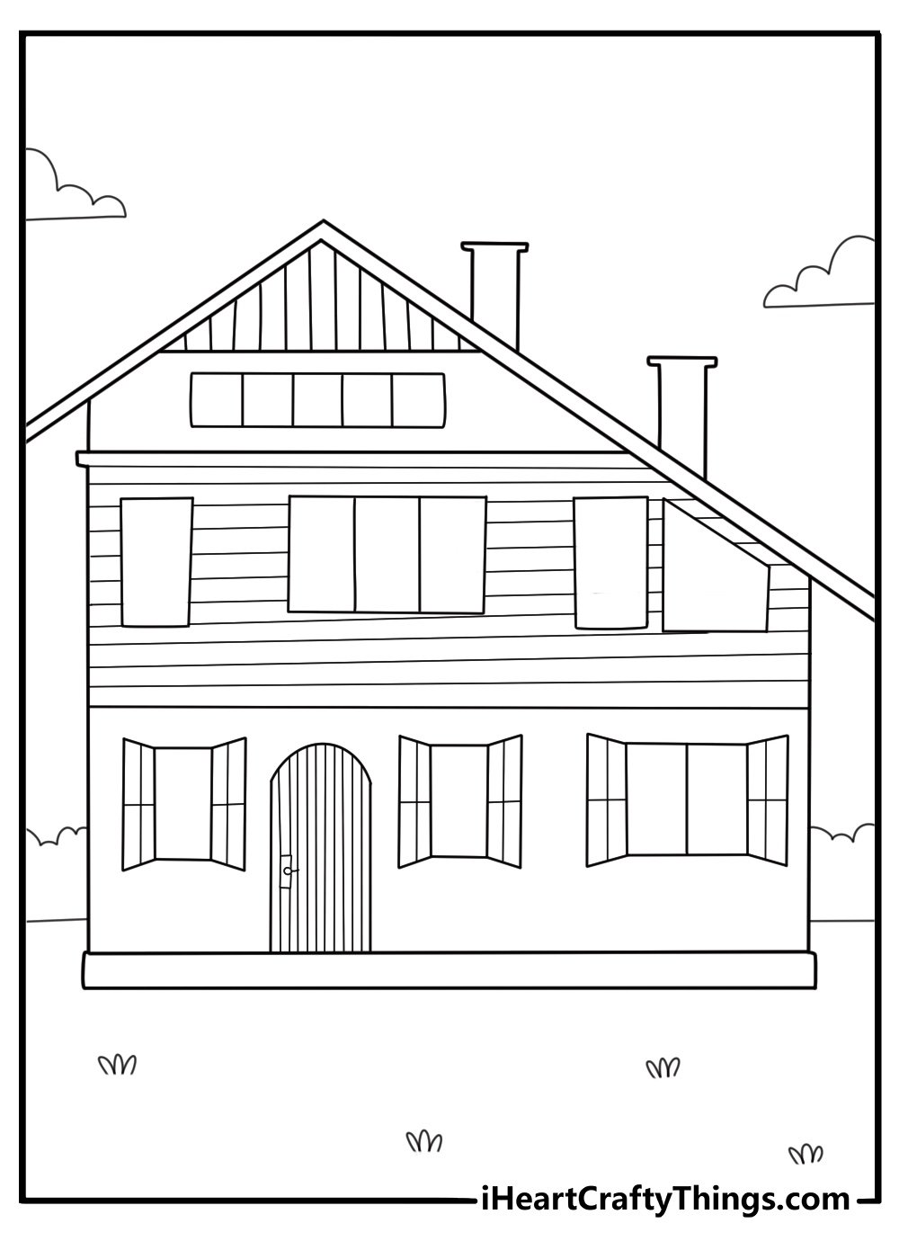 40+ House Coloring Pages: Free PDF Printables To Download