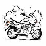 Motorcycle Drawing - How To Draw A Motorcycle Step By Step
