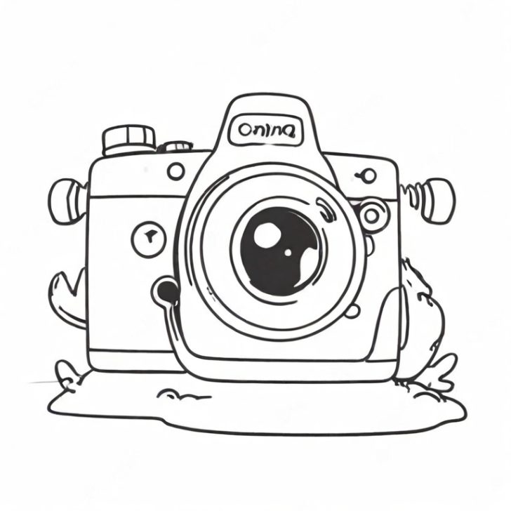 Camera Drawing - How To Draw A Camera Step By Step