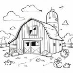 Barn Drawing - How To Draw A Barn Step By Step