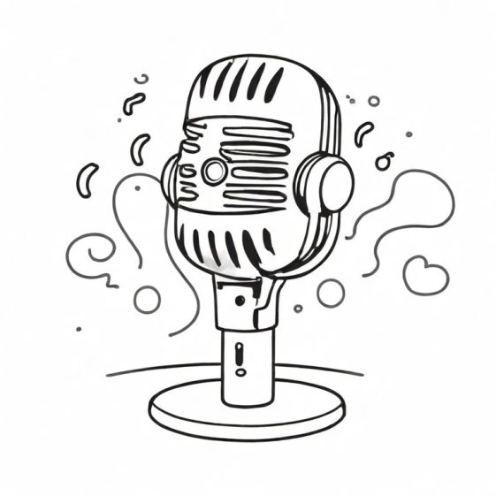 Microphone Drawing - How To Draw A Microphone Step By Step