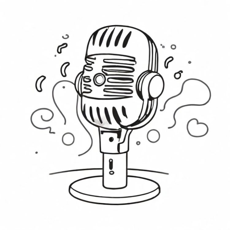 Microphone Drawing - How To Draw A Microphone Step By Step