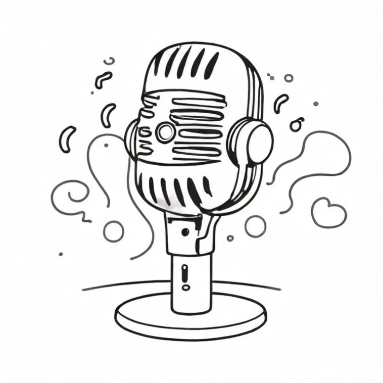 Microphone Drawing - How To Draw A Microphone Step By Step