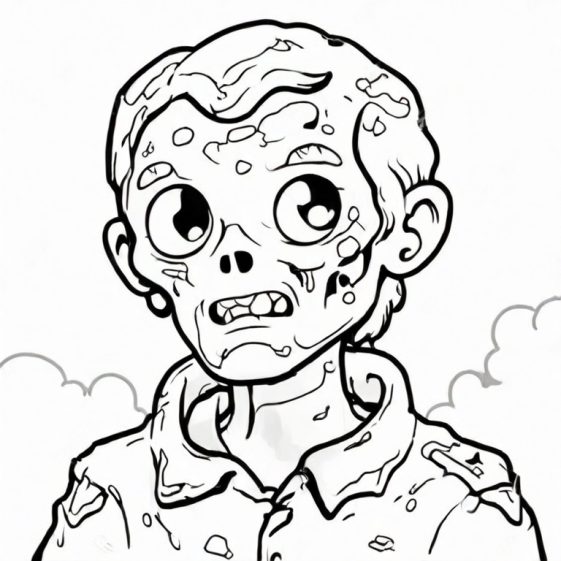 Zombie Drawing - How To Draw A Zombie Step By Step