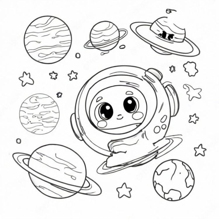 Planets Drawing - How To Draw Planets Step By Step