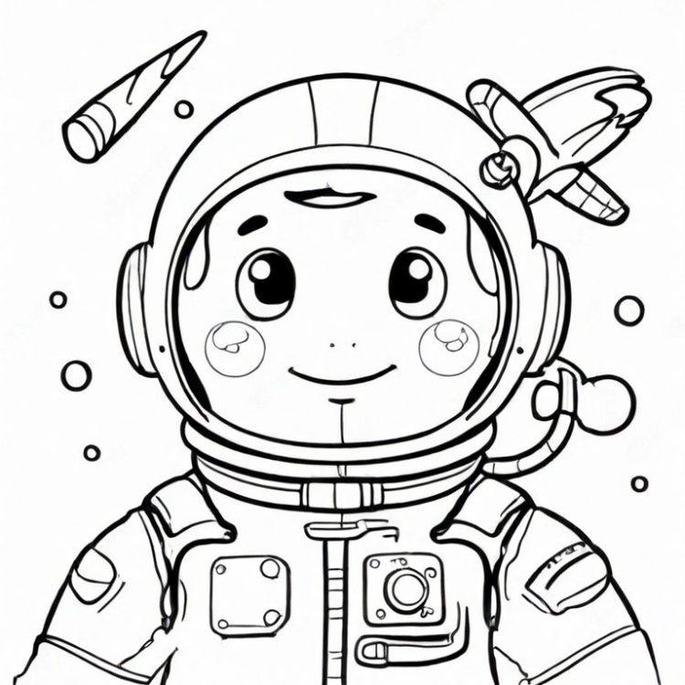 Astronaut Drawing - How To Draw An Astronaut Step By Step