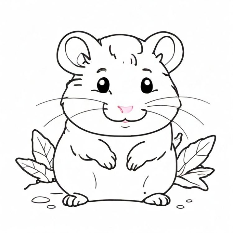 Hamster Drawing - How To Draw A Hamster Step By Step