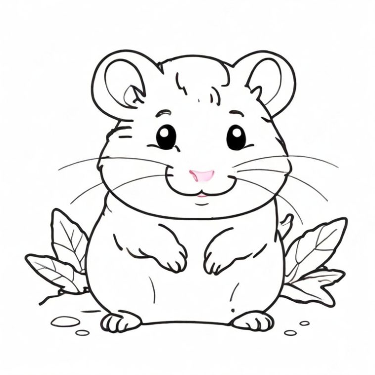 Hamster Drawing - How To Draw A Hamster Step By Step