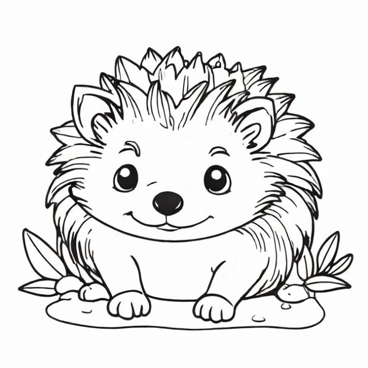 Hedgehog Drawing - How To Draw A Hedgehog Step By Step
