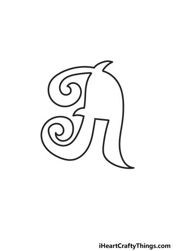 Fancy Letter A: Draw Your Own Fancy Letter A In 7 Easy Steps
