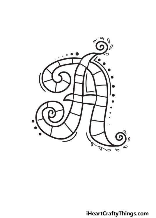 Fancy Letter A: Draw Your Own Fancy Letter A In 7 Easy Steps