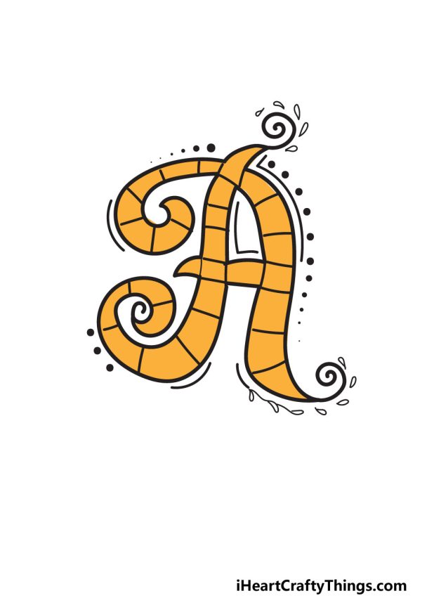 Fancy Letter A: Draw Your Own Fancy Letter A In 7 Easy Steps