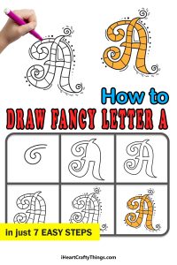 Fancy Letter A: Draw Your Own Fancy Letter A In 7 Easy Steps