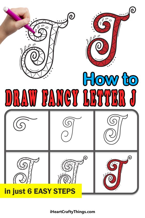 Fancy Letter J: Draw Your Own Fancy Letter J In 6 Easy Steps