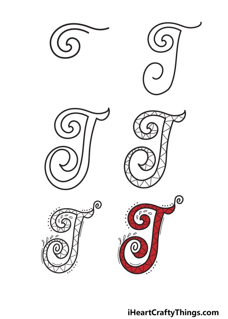 Fancy Letter J: Draw Your Own Fancy Letter J In 6 Easy Steps