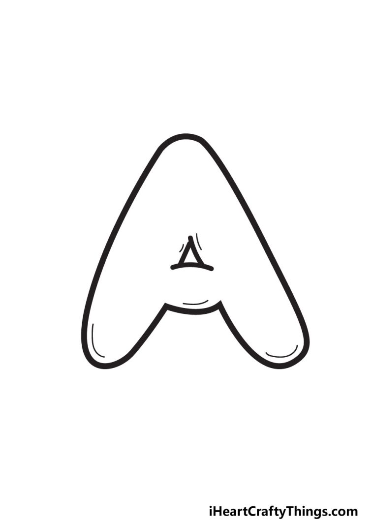 Bubble Letter A: Draw Your Own Bubble A In 6 Easy Steps