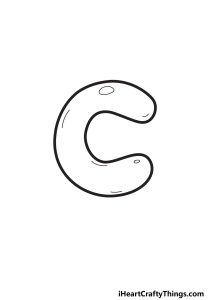 Bubble Letter C - Draw Your Own Bubble C In 6 Easy Steps